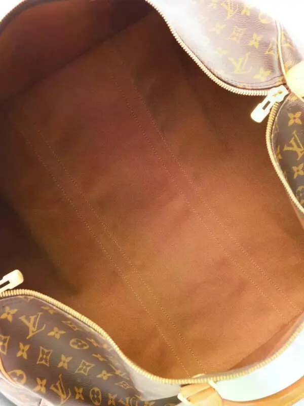 LOUIS VUITTON 2001 Monogram Keepall 55 Travel Bag