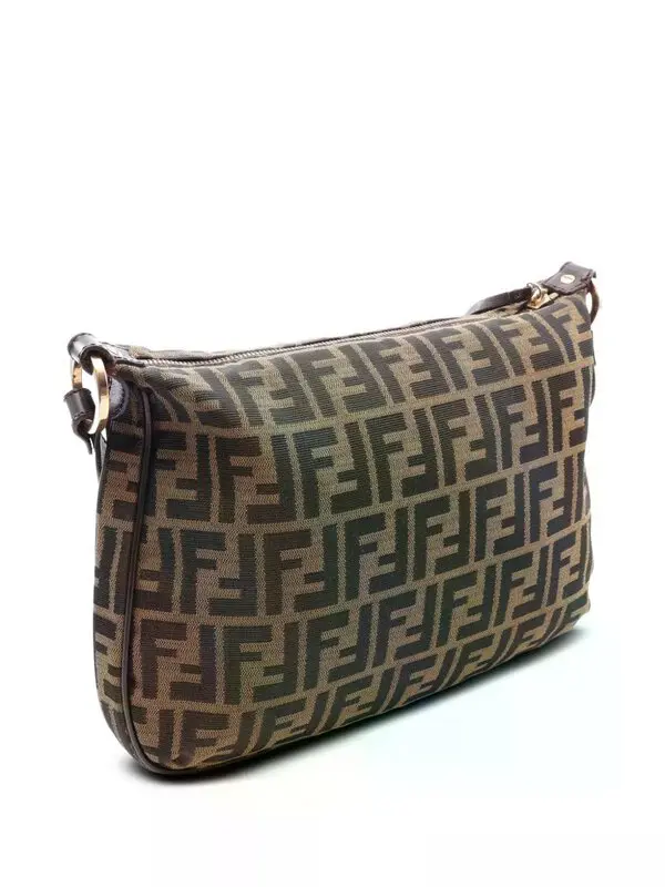 Fendi 2000-2015 Zucca Cros Shoulder Bag