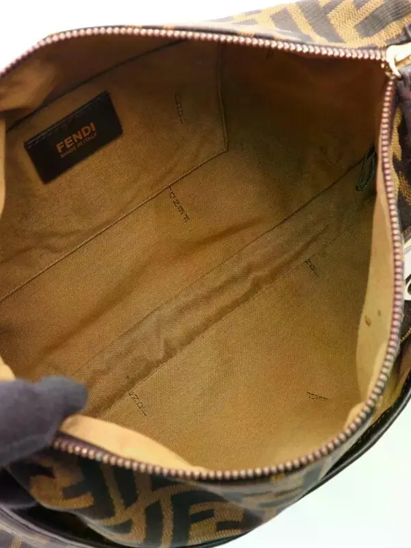 Fendi 2000-2015 Zucca Cros Shoulder Bag