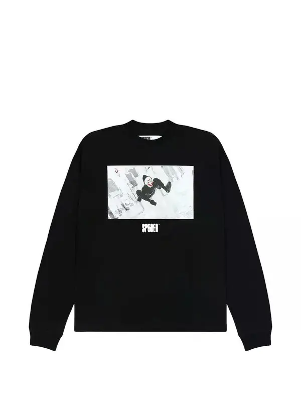 SP5DER Graphic-print Long-sleeved T-shirt