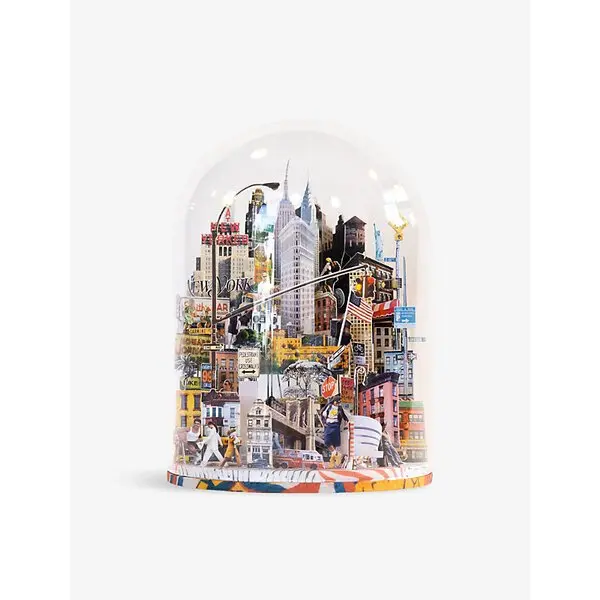 CHARLOTTE BOURRUS New York Small Glass Snow Globe