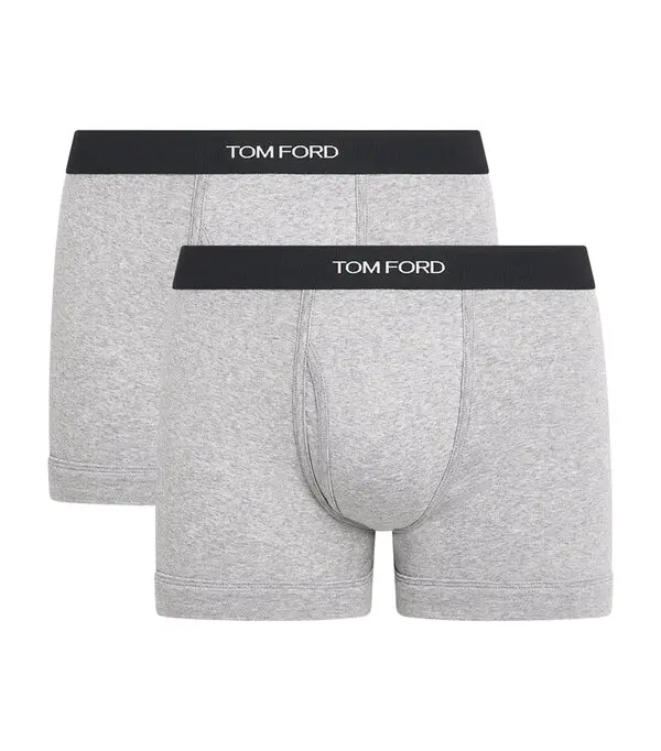TOM FORD Stretch-cotton Logo Briefs