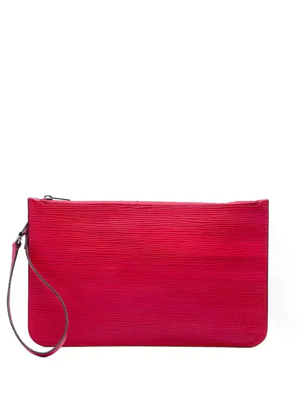 LOUIS VUITTON 2015 Epi Neverfull Pouch