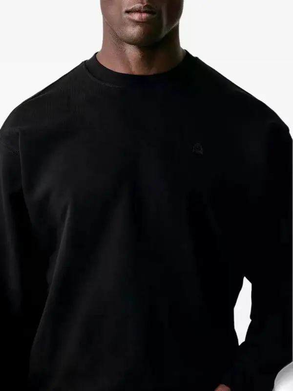 BENETTON Logo-embroidered Crew-neck Sweatshirt
