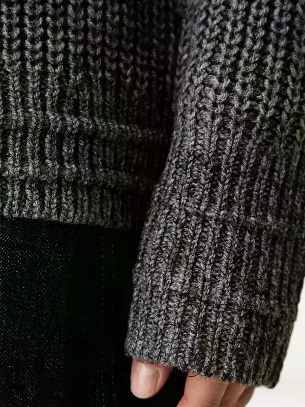 JOOP! Ribbed-knit High-neck Sweater