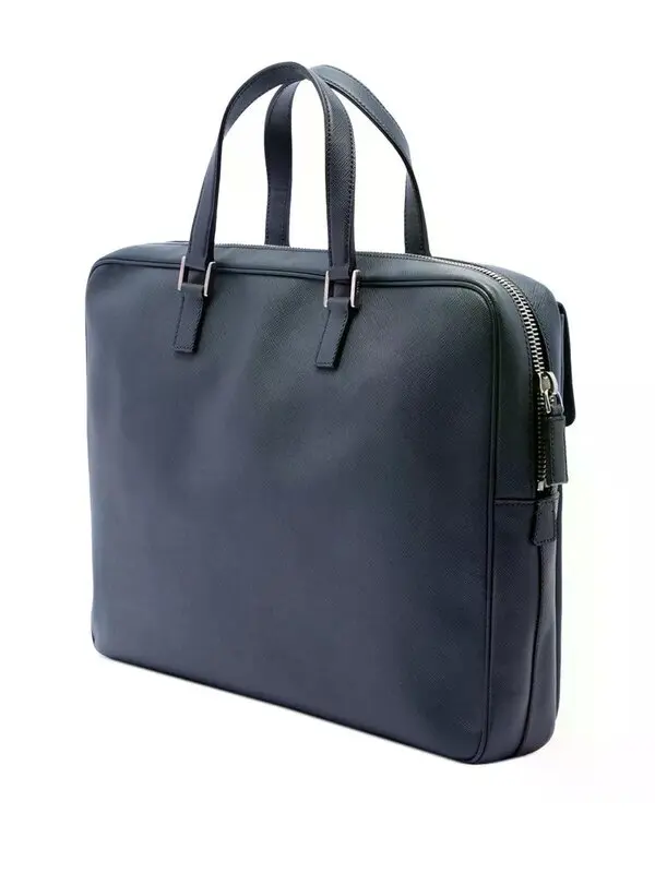 Prada 2013-2026 Saffiano Flap Pocket Business Bag