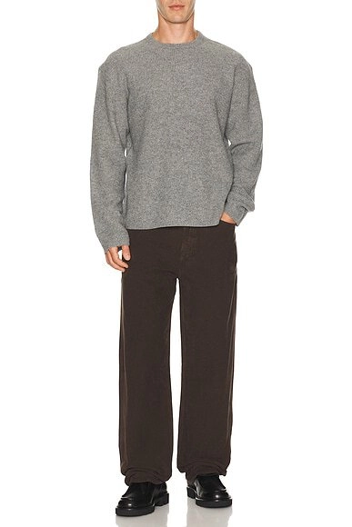 FRAME Waffle Cmere Blend Crewneck