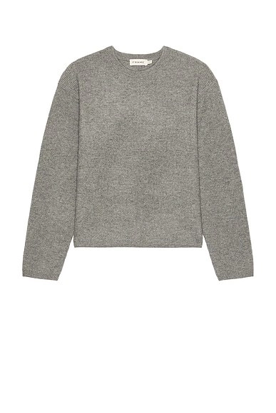 FRAME Waffle Cmere Blend Crewneck
