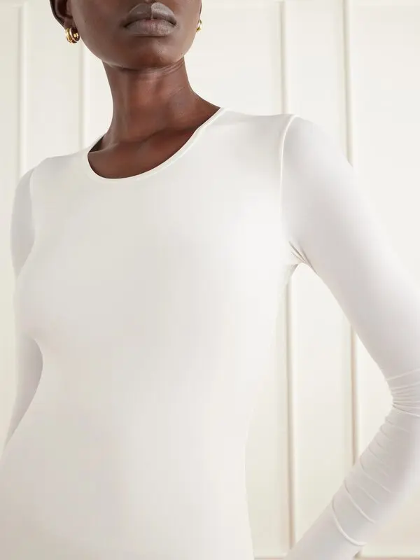 FFORME Catrin Gathered Jersey And Duchess-satin Maxi Dress