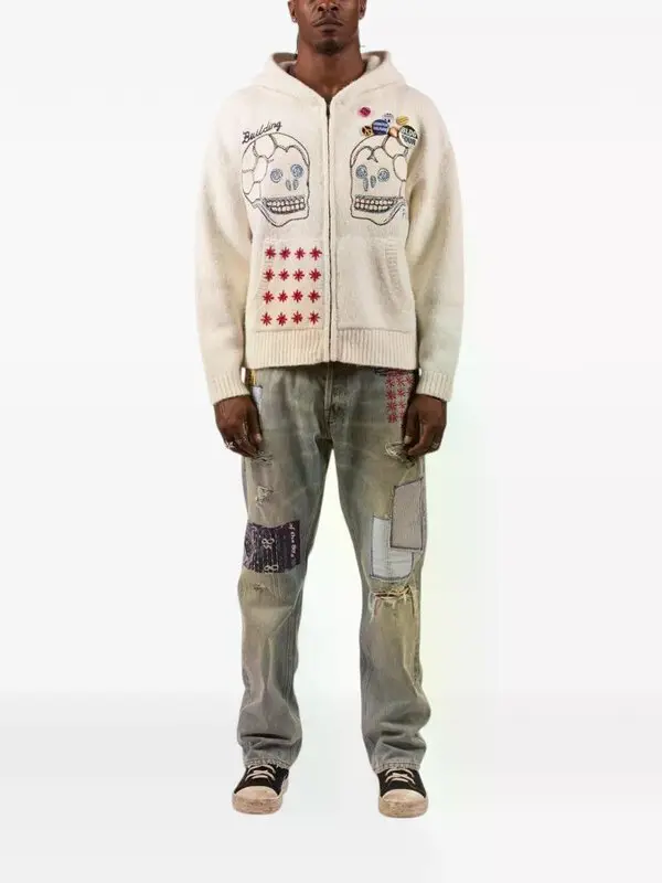 BLDG4 Patchwork Distressed Jeans