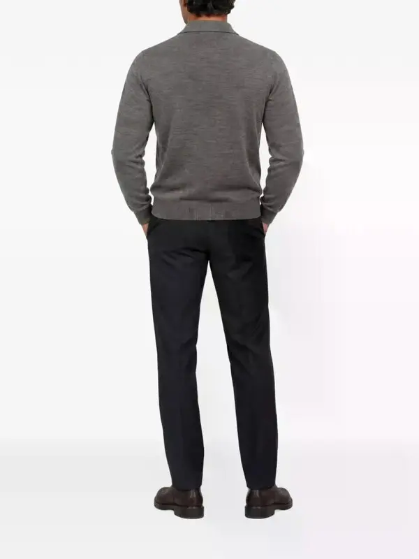 FRANZESE COLLECTION David Beckham Long-sleeve Polo Shirt