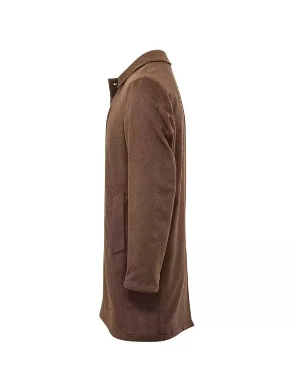D.exterior Concealed-fastening Coat