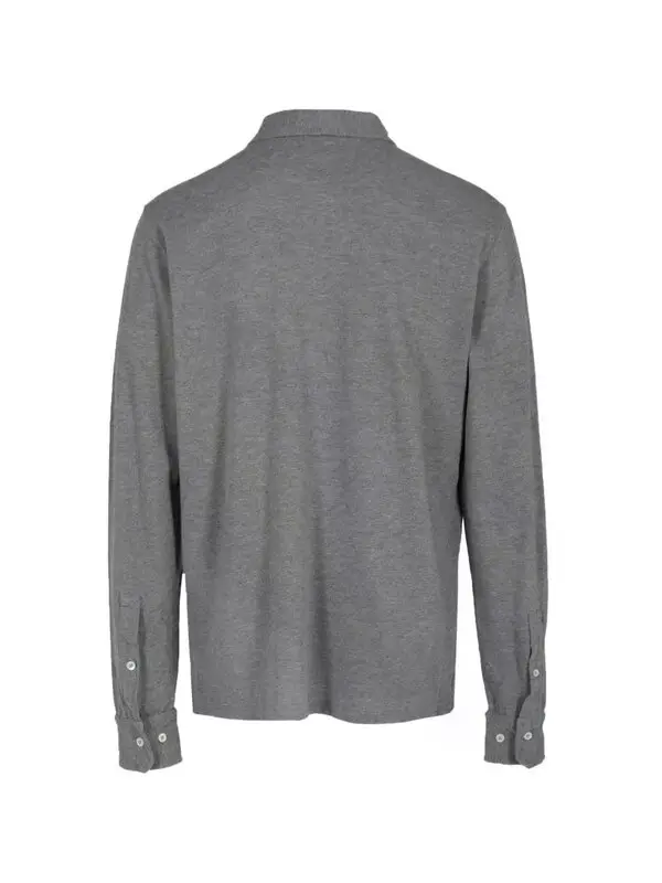 Hartford Chest-pocket Long-sleeve Polo Shirt
