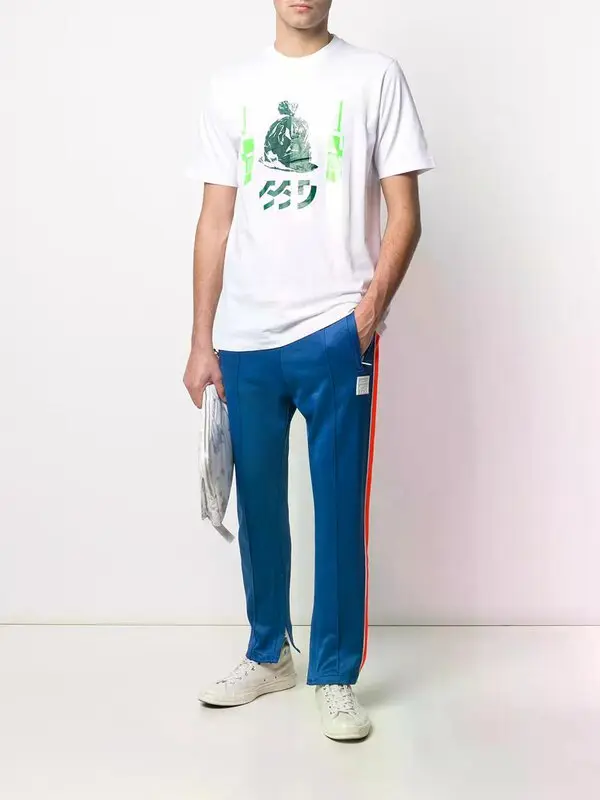 DIESEL® Stripe Detail Logo Track Trousers