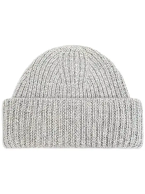 YVES SALOMON Cashmere Beanie - Grey