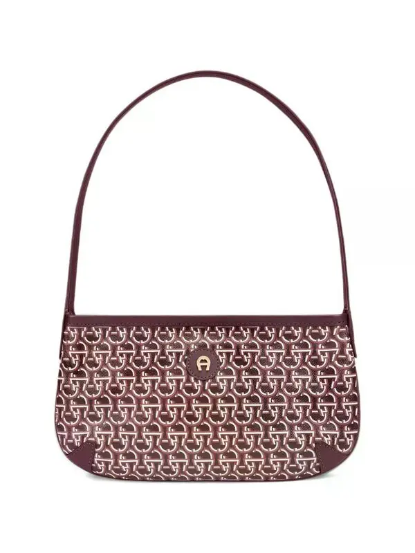 AIGNER Monogram-print Shoulder Bag