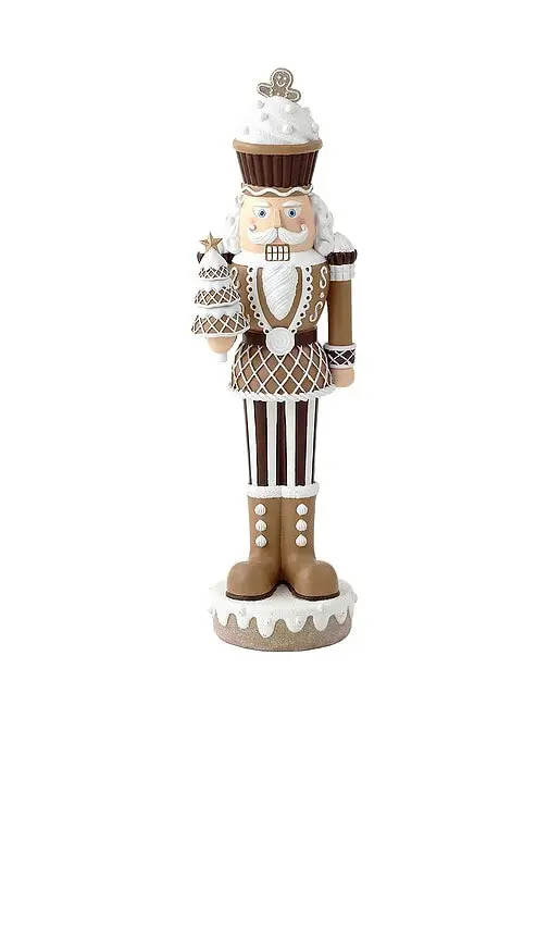 POPPY LANE Large Gingerbread Nutcracker