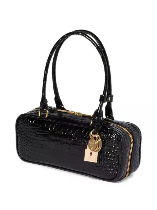 Miu Miu Beau Bag In Crocodile Embossed Leather
