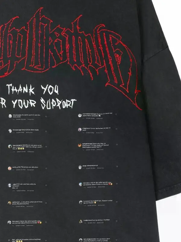 44 LABEL GROUP Sp 2.0 Layered-sleeve Graphic-print T-shirt