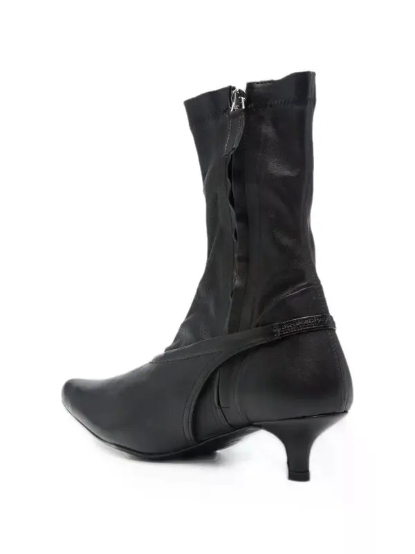 Toga Pointed-toe Kitten-heel Boots