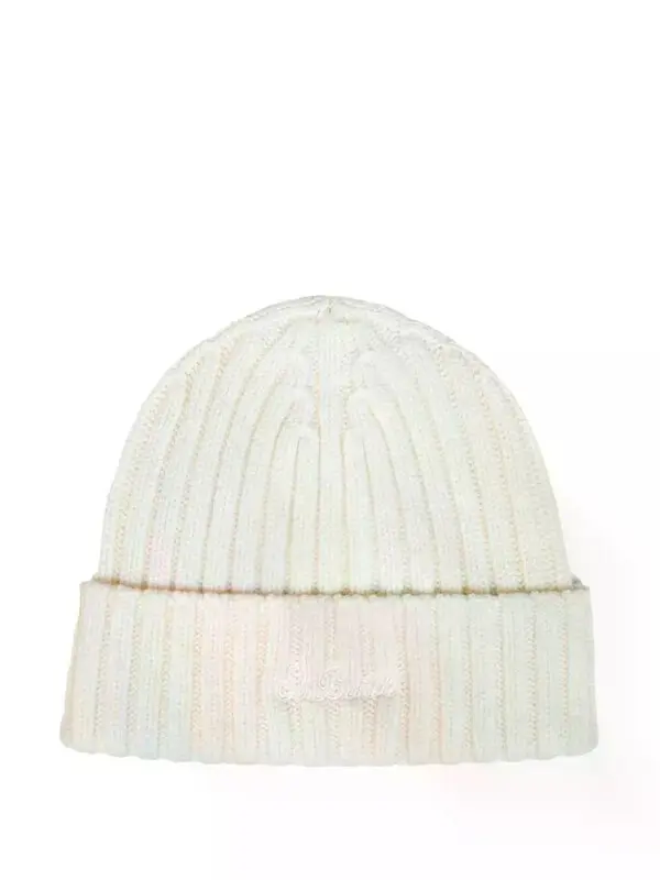 MC2 SAINT BARTH Ribbed-knit Wool Beanie Hat
