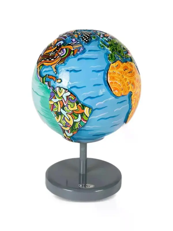 TOMS DRAG Globe Tom's Planet Hand-painted