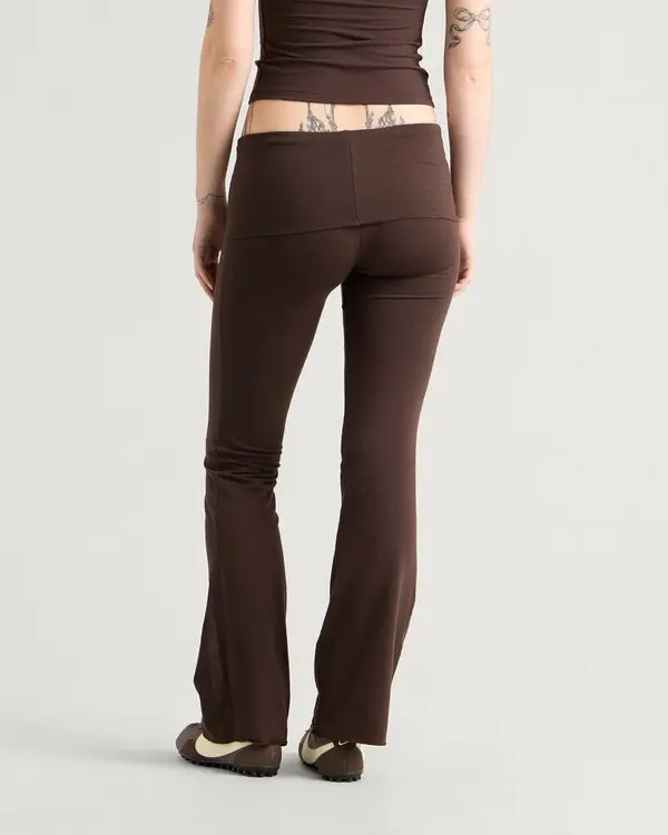 SKIMS Cotton Jersey Foldover Pants In | Size: | Cotton/elastane | End Clothing
