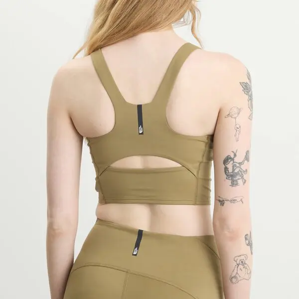The North Face Jaida Long Line Bra In | | Polyester/elastane | End Clothing