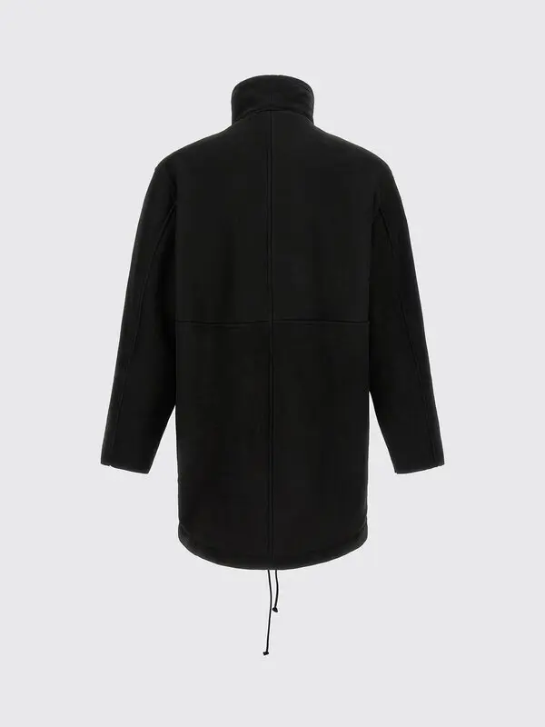 GIORGIO BRATO Knee-length Lambskin Parka With High Neck And Zip Closure