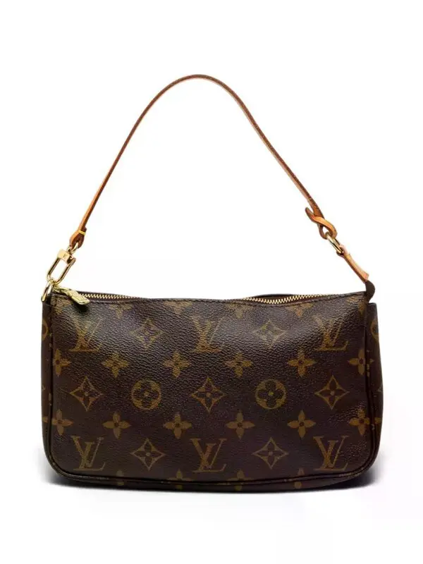 LOUIS VUITTON 2001 Monogram Pochette Accessoires Shoulder Bag