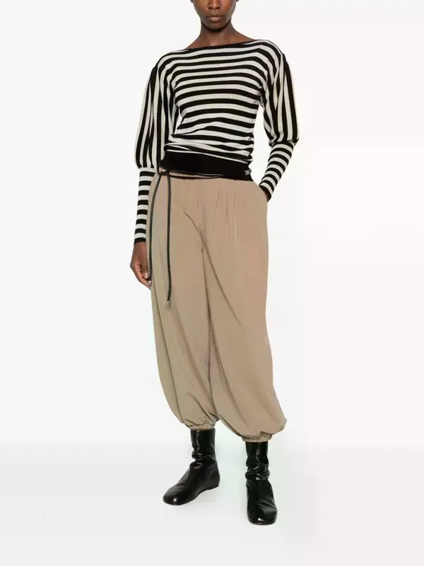 Paloma Wool Striped Balloon-sleeve Sweater