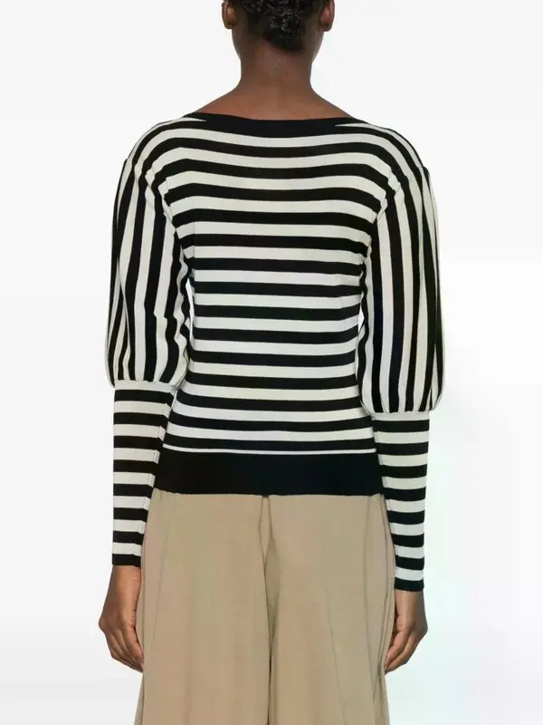 Paloma Wool Striped Balloon-sleeve Sweater