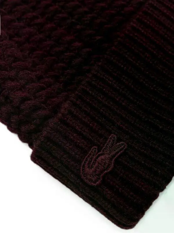 Lacoste Wool-blend Textured Beanie