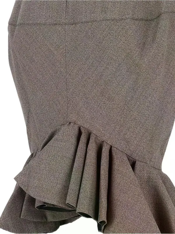 Jacquemus La Jupe Palmier Ruffled Skirt