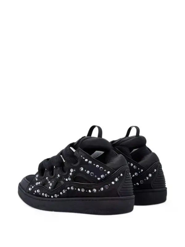 LANVIN Curb Crystal-embellished Sneakers
