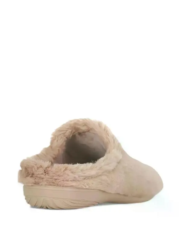 Ron White Horsebit Shearling Slippers