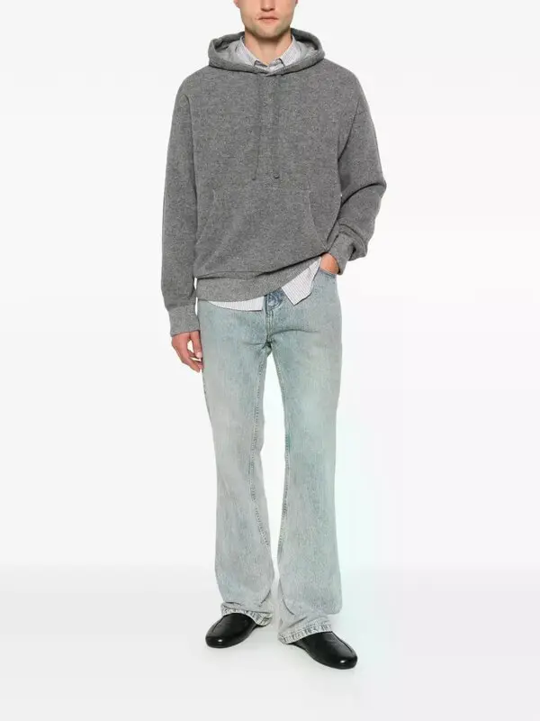ROBERTO COLLINA Drawstring-hoodie Knitted Hoodie