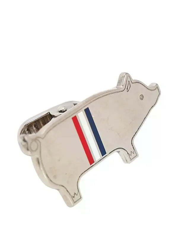 Thom Browne Sterling Pig Tie Bar