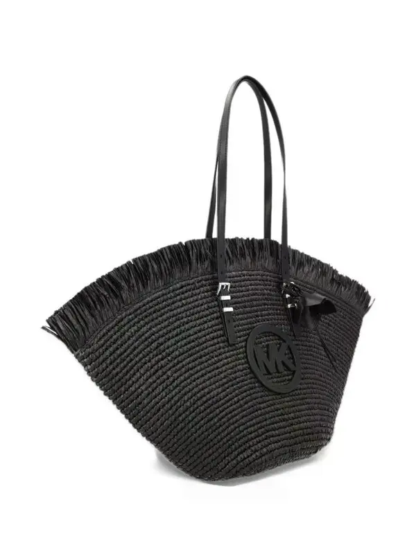 Michael Kors Isa Large Hand-crocheted Fan Tote Bag