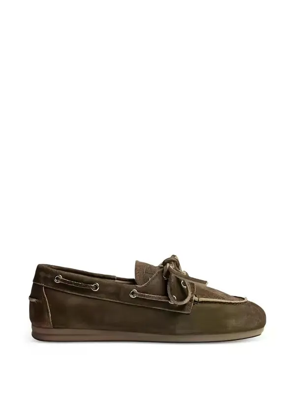 POSA Suede Boat Loafers