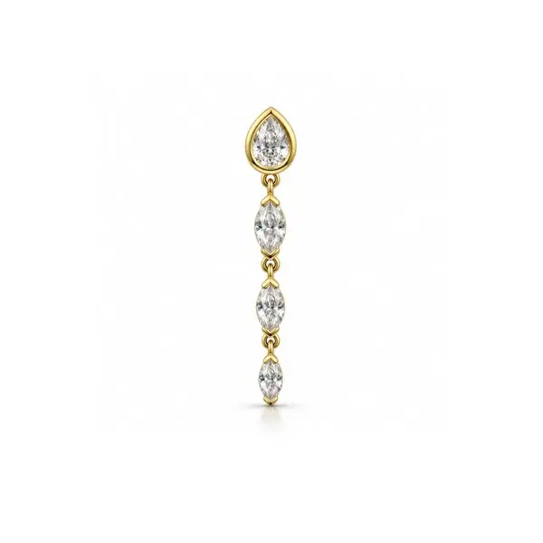 AARIA LONDON Alma Earring Moissanite