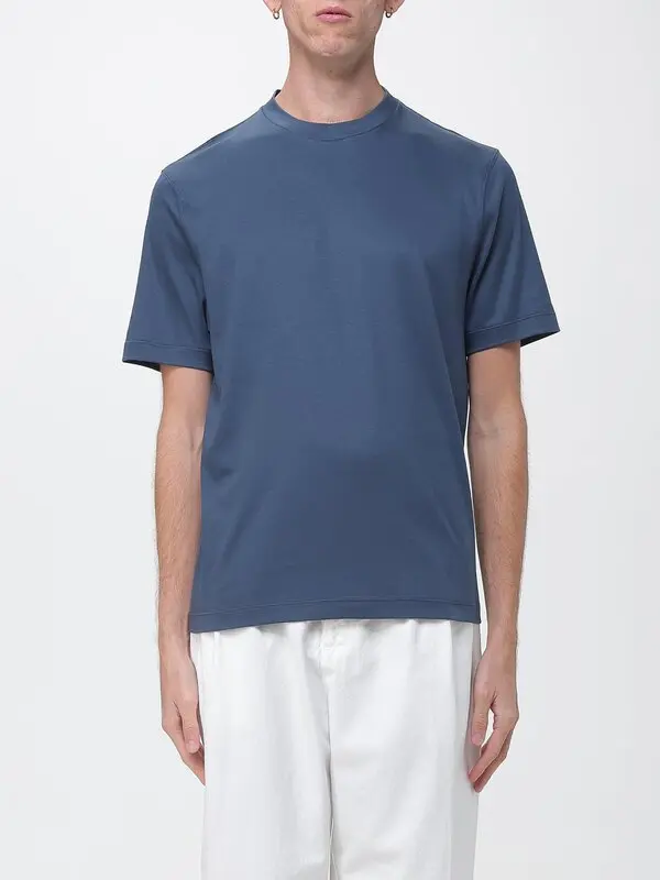 Canali Polo Shirt Colour - Blue