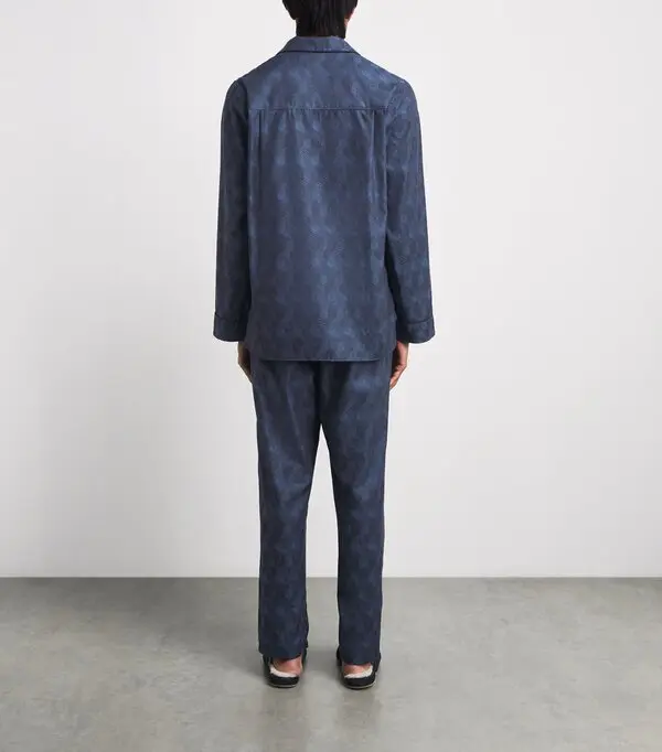Zimmerli Cotton Jacquard Luxury Pyjama Set