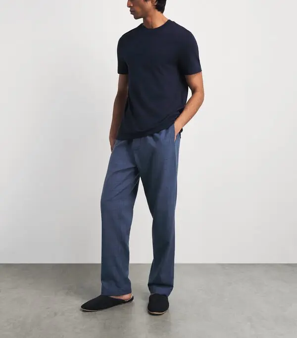 Zimmerli Cotton-merino Flannel Lounge Trousers