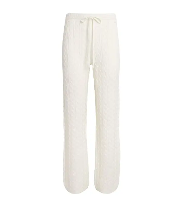SKIMS Cable-knit Straight Trousers