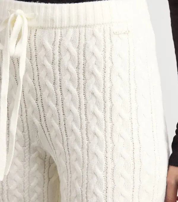 SKIMS Cable-knit Straight Trousers