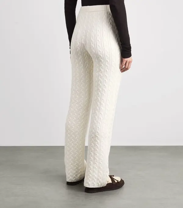 SKIMS Cable-knit Straight Trousers