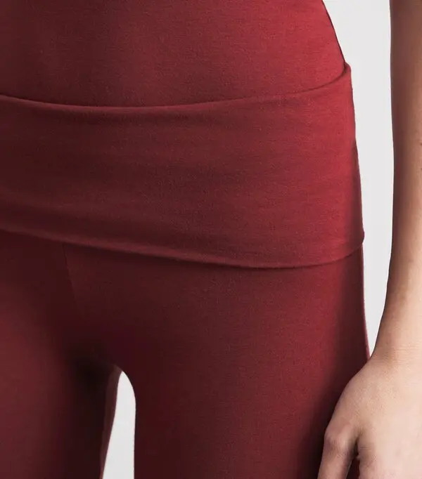 SKIMS Cotton-blend Foldover Trousers