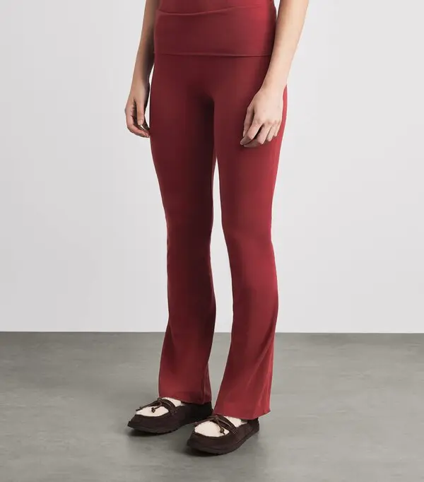 SKIMS Cotton-blend Foldover Trousers