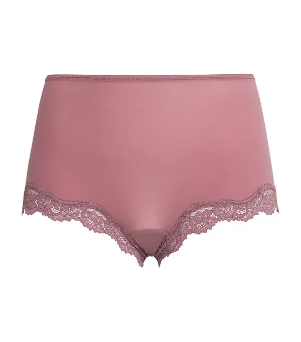 SKIMS Lace-trim Fits Everybody Boyshort Briefs